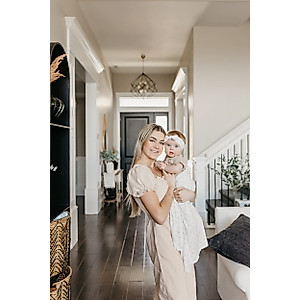 Copper Pearl Large Premium Knit Baby Swaddle Receiving Blanket Shine