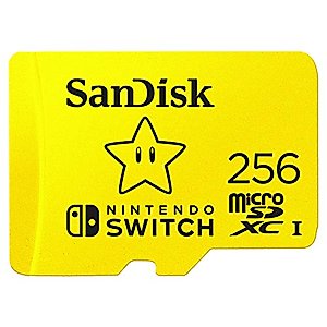 SanDisk 256GB microSDXC Card Licensed for Nintendo Switch - SDSQXAO-256G-GNCZN