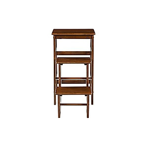 Niko Folding 30" Step Stool - Cappuccino