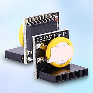 Tosuny DS3231 RTC High Precision Board Real Time Clock Module for Arduino Raspberry Pi，3.3 V and 5 V