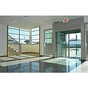 Lithonia Lighting EXR EL M6 Contractor Select LED Backup Battery Exit Emergency Sign, Back Up, Red Text - EXR LED EL M6