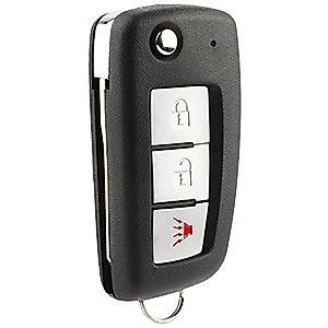 Car Key Fob Keyless Entry Flip Remote fits Nissan & Infiniti (KBRASTU15, CWTWB1U415, CWTWB1U733, CWTWB1U821)