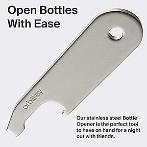 Orbitkey Bottle Opener for Key Organizer or Key Ring | Slim Profile Design, Easy to Take with You, Opens Bottles Everywhere | Compatible with Orbitkey Key Organizer & Key Ring