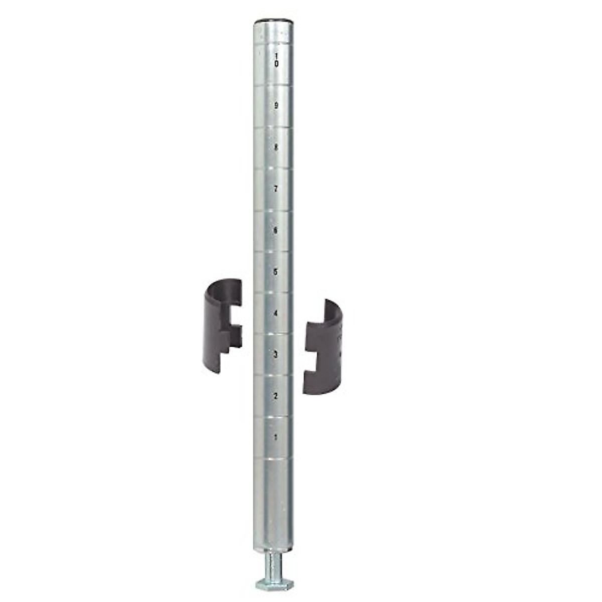 Tarrison 4-Shelf Adjustable, Heavy Duty Storage Shelving Unit, Stainless Steel Wire Rack, Chrome Finish, Silver (24L x 24W x 74H)