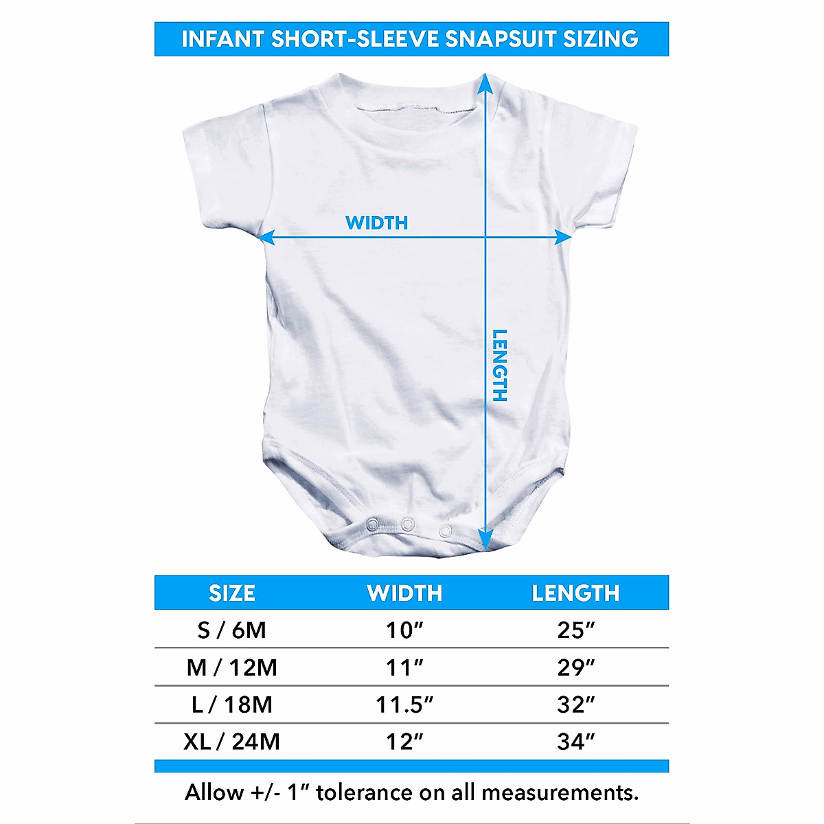 Rugrats Reptar Unisex Infant Snap Suit for Baby (6 Months) Black