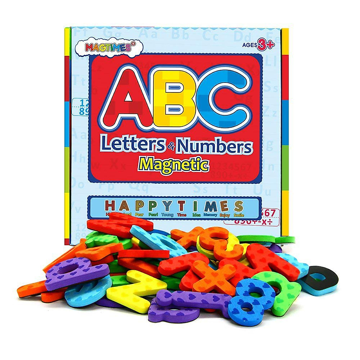 Magnetic Letters and Numbers for Classroom Educating Kids in Fun -Educational Alphabet Refrigerator Magnets Building Preschool Toddler Spelling and Learning Rfidge Magnets-112 Pieces