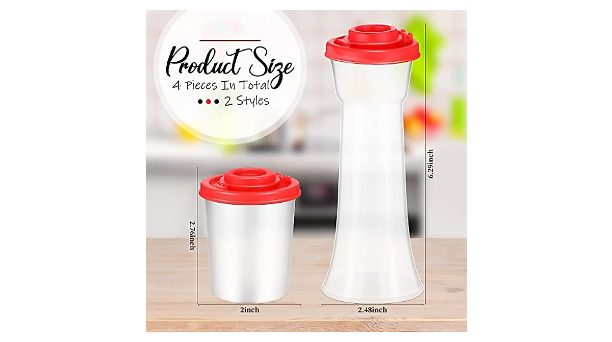 Stylish Hourglass Salt & Pepper Shaker Set for Outdoors