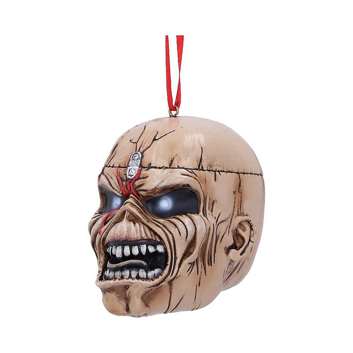 Nemesis Now Iron Maiden Trooper Eddie Hanging Ornament 7.5cm, Resin, Beige, Officially Licensed Iron Maiden Merchandise, Iron Maiden Collectible, Cast in The Finest Resin, Expertly Hand-Painted