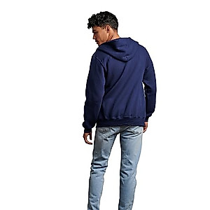 Russell Athletic mens Dri-power Fleece Full Zip athletic hoodies, Navy, XX-Large US