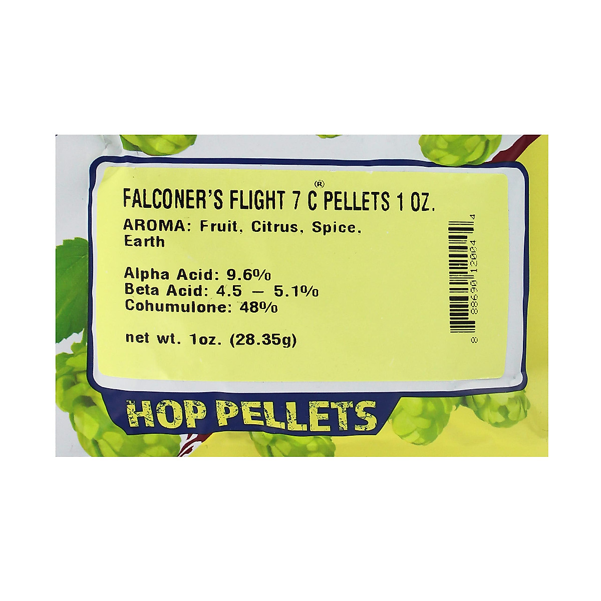 Home Brew Ohio Falconer's Flight 7 C's Pellet Hops 1 oz.