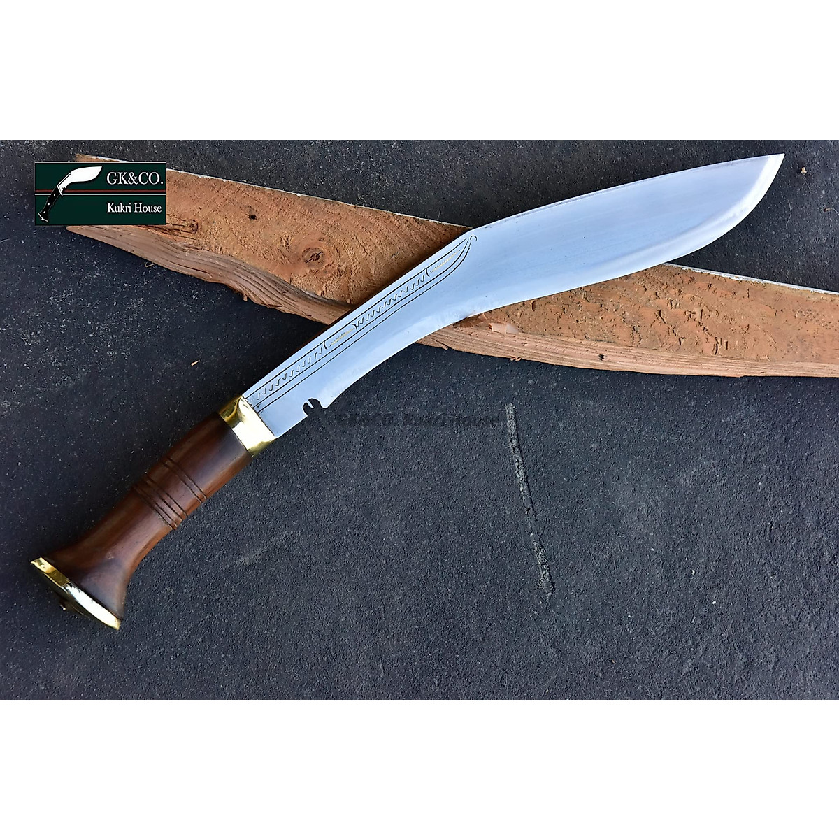 GK&CO. Kukri House Genuine -Authentic Kukri/Khukuri -16'' Bhojpure Wooden Handle Camping and Hunting knife by Gk&Co khukuri