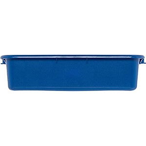 CFS N4401014 Comfort Curve™ Ergonomic Wash Basin Tote Box, 5" Deep, Blue