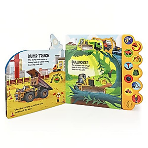 Dig It! Dump It! Build It! 10-Button Sound Book for Little Construction Lovers, Ages 2-7