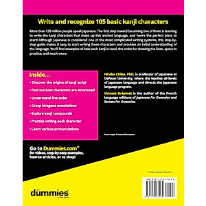 Japanese Character Writing For Dummies