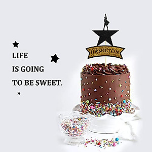 American Musical Cake Topper For Hamilton Birthday Party Decor Decorations For Kids Adults