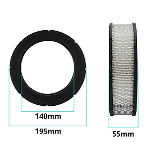 Air Filter & Pre Filter For BRIGGS and STRATTON 692519 692520 806232 541477 542477 543477 356447 380442 380447 Lawn Mower (Color : 2pc)