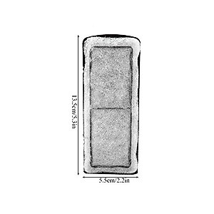 Aquarium Filter Replacement， Tropical Cartridge High Efficient Fish Tank Filter ， for Activated Carbon Filter Cartridges for(XP-05 09 11 13 Replacement Cotton)