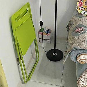 VejiA Green Folding Chair, Folding Chair with Backrest, Office Chair, Conference Chair, Family Dining Chair