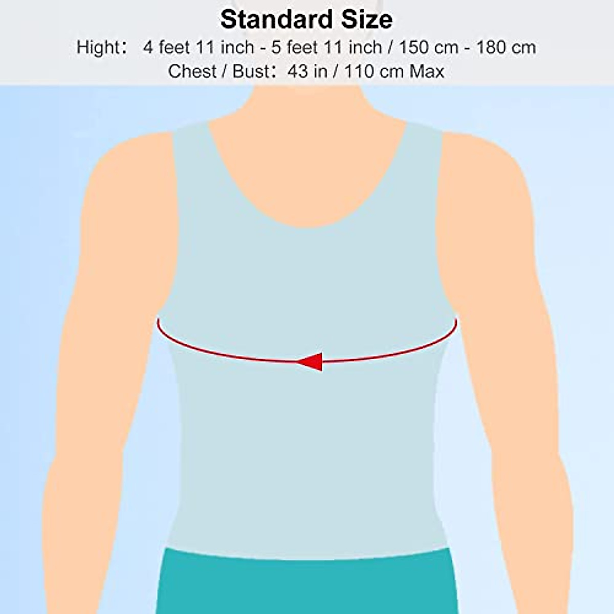 supregear Arm Sling Shoulder Immobilizer, Adjustable Lightweight Medical Comfortable Shoulder Support Breathable Rotator Cuff Brace for Broken Fractured Bones Dislocation, Can Be Used Day or Night