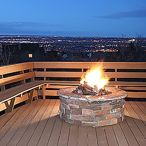 Stanbroil Fire Pit Push Button Ignition Kit with 2 Outlet and Ground Wire for Fire Pit Gas Burner System, AAA Battery