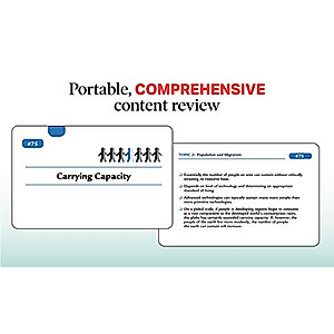 AP Human Geography Flashcards (Barron's AP)