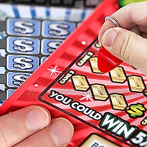 Nwsrayu Lottery Scratcher Tool Keychain, Transparent Color Waterdrop Shape Scratch off tool for lottery tickets, Labels, Films, Lotto Cards, Plastic Scraper Tools,Lucky Gambler Gift (Red)