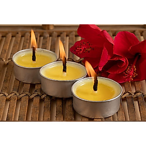 Swaha Ghee Tea-Lights, 12 pcs, 1.5 Hour Burning time for Puja, Yoga & Meditation