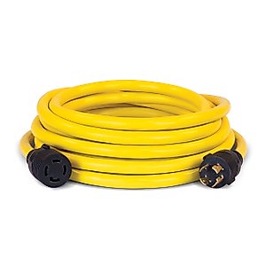 Champion 25-Foot 30-Amp 250-Volt Generator Power Cord for Manual Transfer Switch (L14-30P to L14-30R)