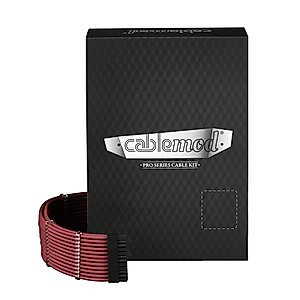 CableMod C-Series Pro ModMesh Sleeved Cable Kit for Corsair RM Yellow Label/AXi/HXi (Carbon)