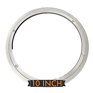 10 inch Lazy Susan Ball Bearing Aluminum Turntable Machenism, Heavy Duty Turner Bearing Silent Swivel Turntable Bearings for Charcuterie Board, Dining Table (10 Inch Heavy Duty)