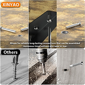 XINYAO Electric Standing Desk with 5 Drawers, 48 x 24 Inch Height Adjustable Stand Up Desk with Storage Larger Desktop Sit Stand Table for Office Home Workstation Gaming Working Studying