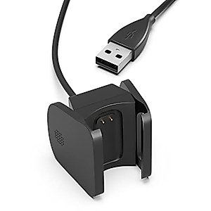 Sinoacc Charger for Fitbit Charge 4 Replacement USB Charging Cable Cord for Fitbit Charge 4 Heart Rate Fitness Wristband 3.3Ft/1M