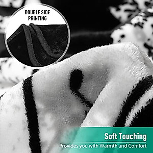 Jekeno Music Note Blanket Double Sided Print Throw Blanket Soft Comfortable for Sofa Chair Bed Office 50"x60"