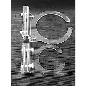 4" Pre Sump Filter Sock Holder(Mount) and Free Filter Socks 200 Micron,4 Inch Ring by 14 Inch Long -Aquarium Felt Filter Bags for Aquarium Reef Tank Micron Bag