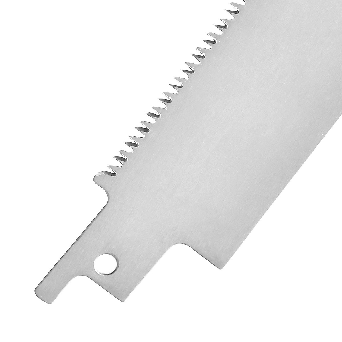 ZUZZEE 9inch 8TPI Unpainted Stainless Steel Reciprocating Saw Blade for Frozen Meat Bone Cutting Wood Pruning (5 Pack)