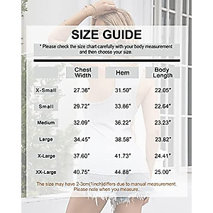 Pepochic Women’s Workout Scoop Neck Tank Top Ribbed Sleeveless Cami Lightweight Solid Basic