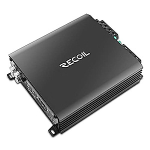 Recoil DI550.4 Full-Range Class-D 4-Channel Car Audio Amplifier, 1,040 Watts Max Power, 2-4 Ohm Stable, Mosfet Power Supply, Bridgeable