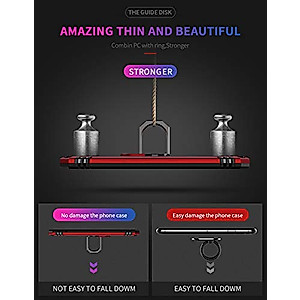 Military Grade Drop Impact for Motorola Moto Z4 Case,Moto Z4 Play Case 360 Metal Rotating Ring Kickstand Holder Magnetic Car Mount Armor Heavy Duty Case Z4 Z4 Play Z4 Force Phone Case (Red)