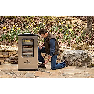 Masterbuilt MB20074719 Bluetooth Digital Electric Smoker, 40 inch, Stainless Steel