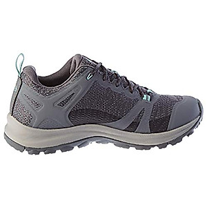 KEEN Women's Terradora 2 Waterproof Low Height Hiking Shoes, Steel Grey/Ocean Wave, 8