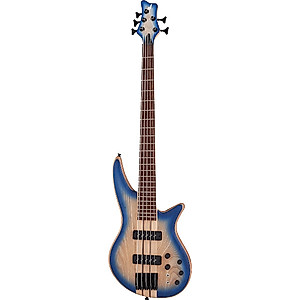 Jackson Pro Series 5-String Spectra Bass SBA V, Blue Burst, Caramelized Jatoba Fingerboard