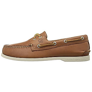 Sperry Men's Authentic Original 2-Eye Boat Shoe, TAN, 10 M US