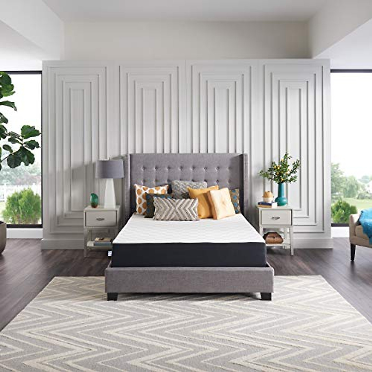 Sealy - Hybrid Bed in a Box - 10 Inch, Medium-Firm Feel, Queen Size, CopperChill Technology, CertiPur-US Certified