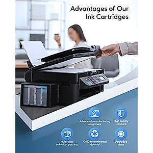 HEWHITE 950xl 951xl Ink Cartridge Replacement for Compatible 950 951 950XL 951XL to use with OfficeJet Pro 8610 8600 8615 8620 8625 8100 276dw 251dw (Black, Cyan, Magenta, Yellow)