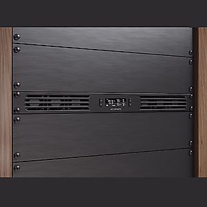 AC Infinity CLOUDPLATE T1, Rack Mount Fan Panel 1U, Exhaust Airflow, for Cooling AV, Home Theater, Network 19” Racks