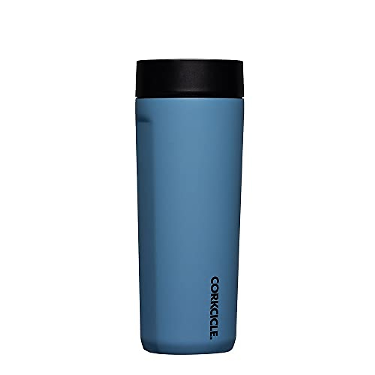 Corkcicle Commuter Cup Insulated Stainless Steel Leak Proof Travel Coffee Mug Keeps Beverages Cold for 9 Hours and Hot for 3 Hours, River, 17 oz