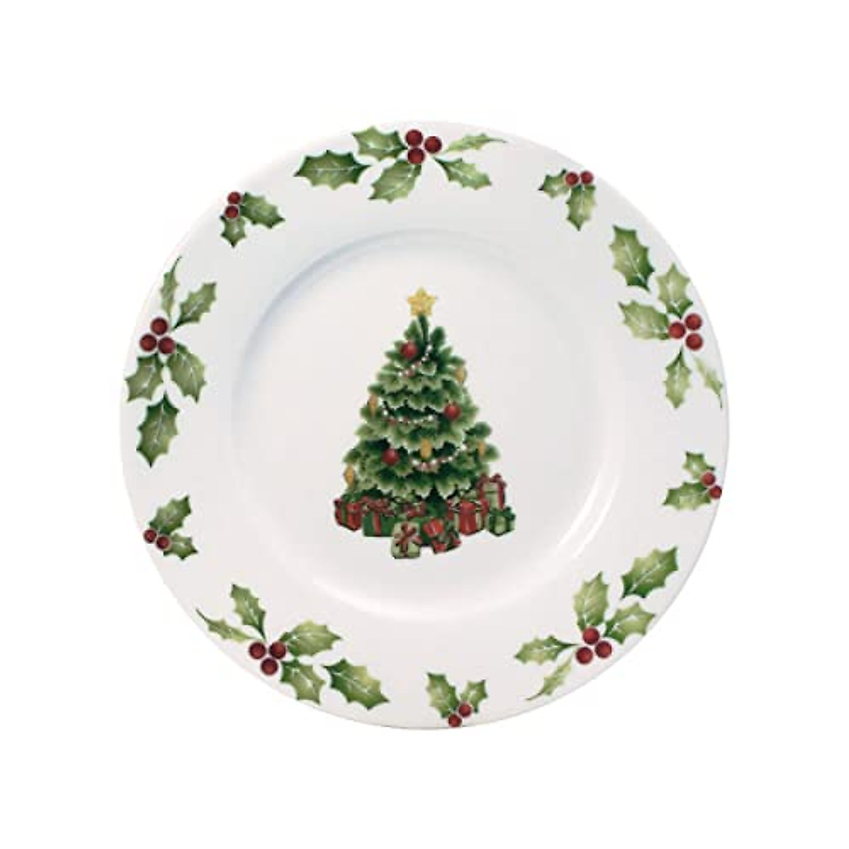 Pfaltzgraff Christmas Day Dinnerware Set, Service For 8, White
