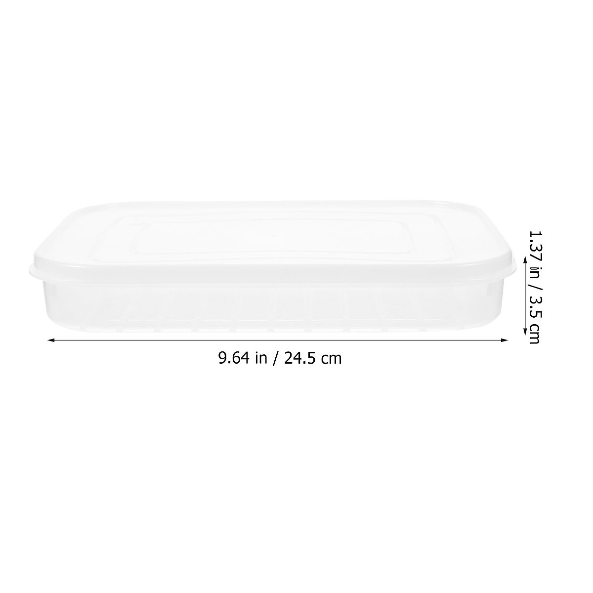 2 Pcs Transparent Food Storage Boxes with Lid for Refrigerator, Meat Container, Bacon Keeper, Stackable Cold Cuts and fruits Storage Containers for Fridge,Fridge Organizers