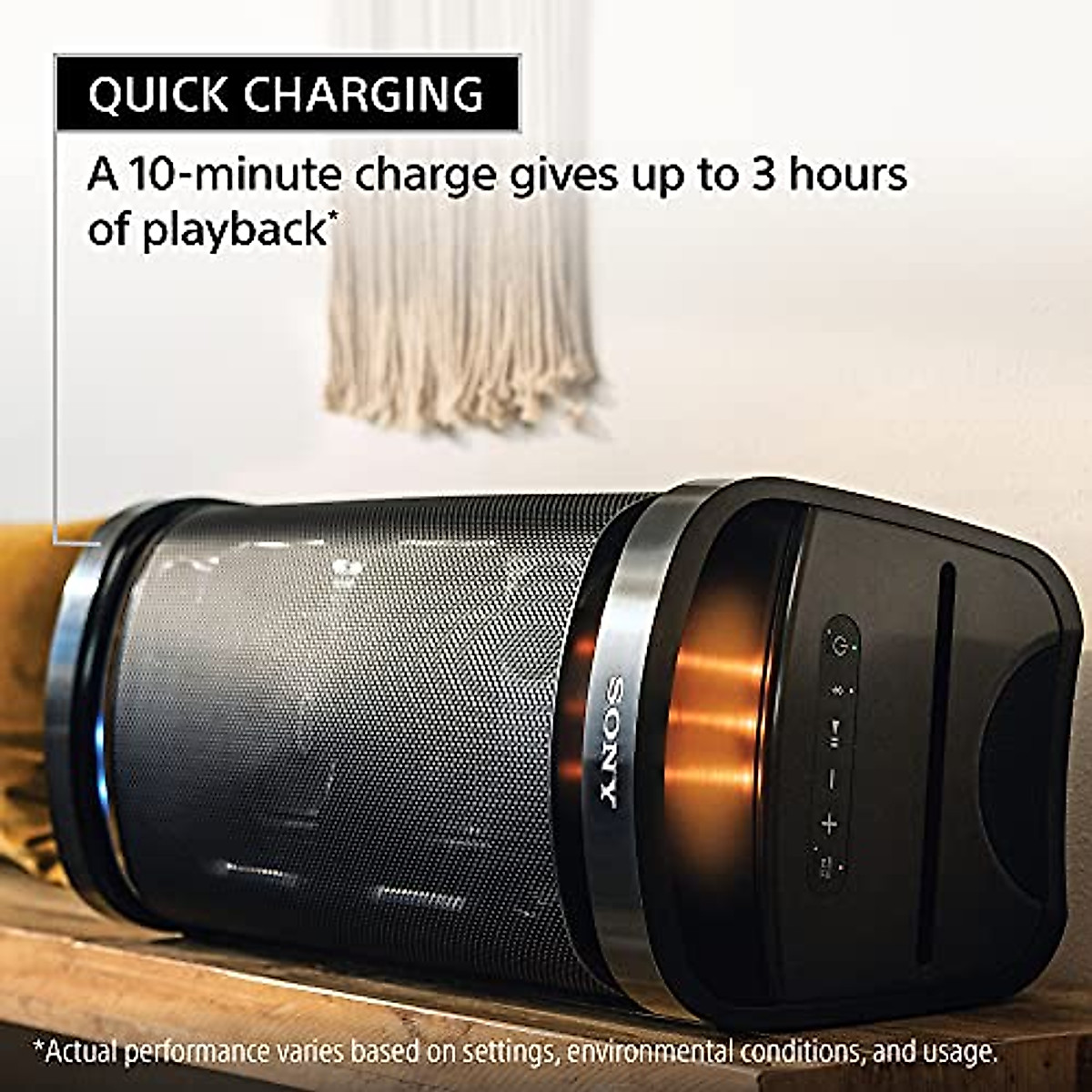 Sony SRS-XP700 X-Series Wireless Portable-BLUETOOTH-Karaoke Party-Speaker IPX4 Splash-resistant with 25 Hour-Battery