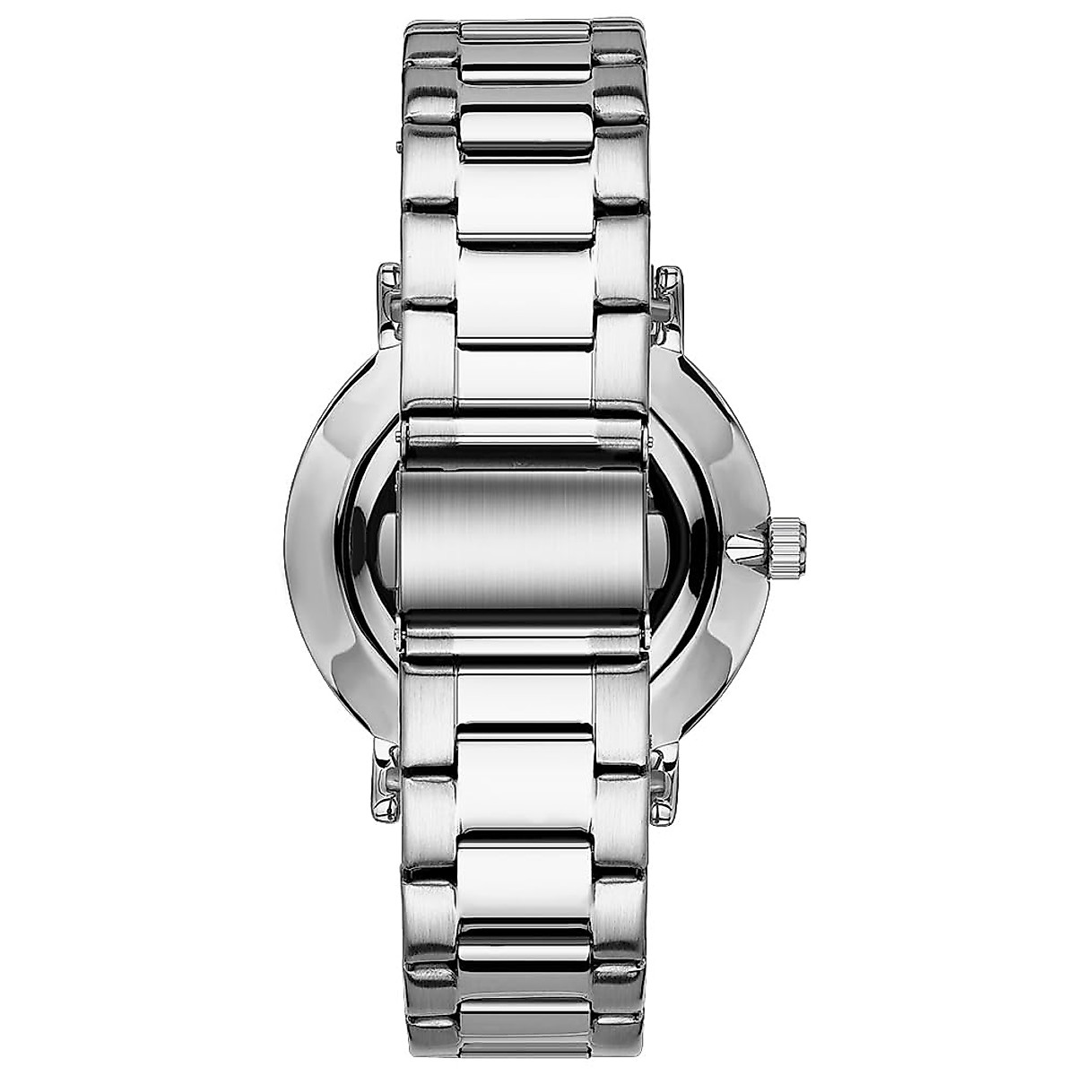 OLEVS Silver Watches for Men Dress Analog Quartz Waterproof Watch Stainless Steel Date Business Luxury Casual Wrist Watches White